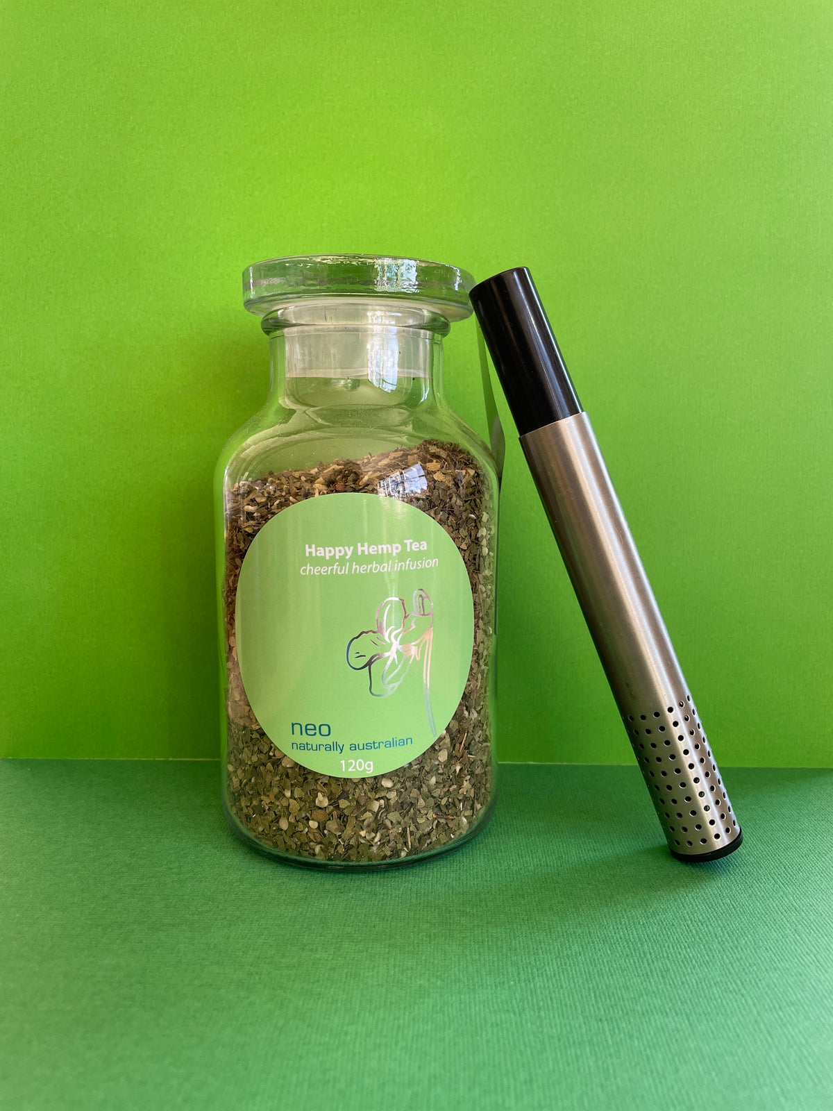 lemon myrtle and Hemp seeds - Happy Hemp Tea Infusion - Neo Australia